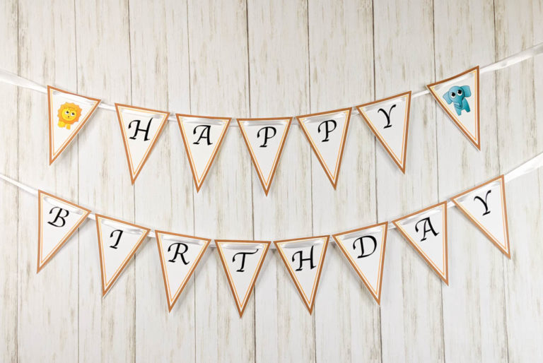 Zoo Party Banners FREE Printable (Part 3 of 5) - Jennie Masterson